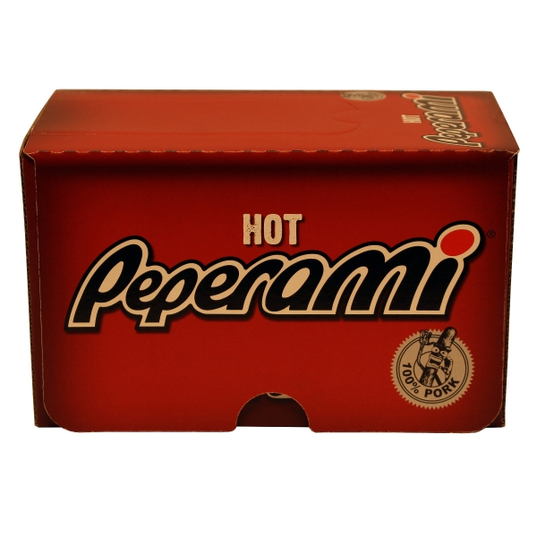 Mr Scratchings. Peperami Hot Red 24 x 22.5g