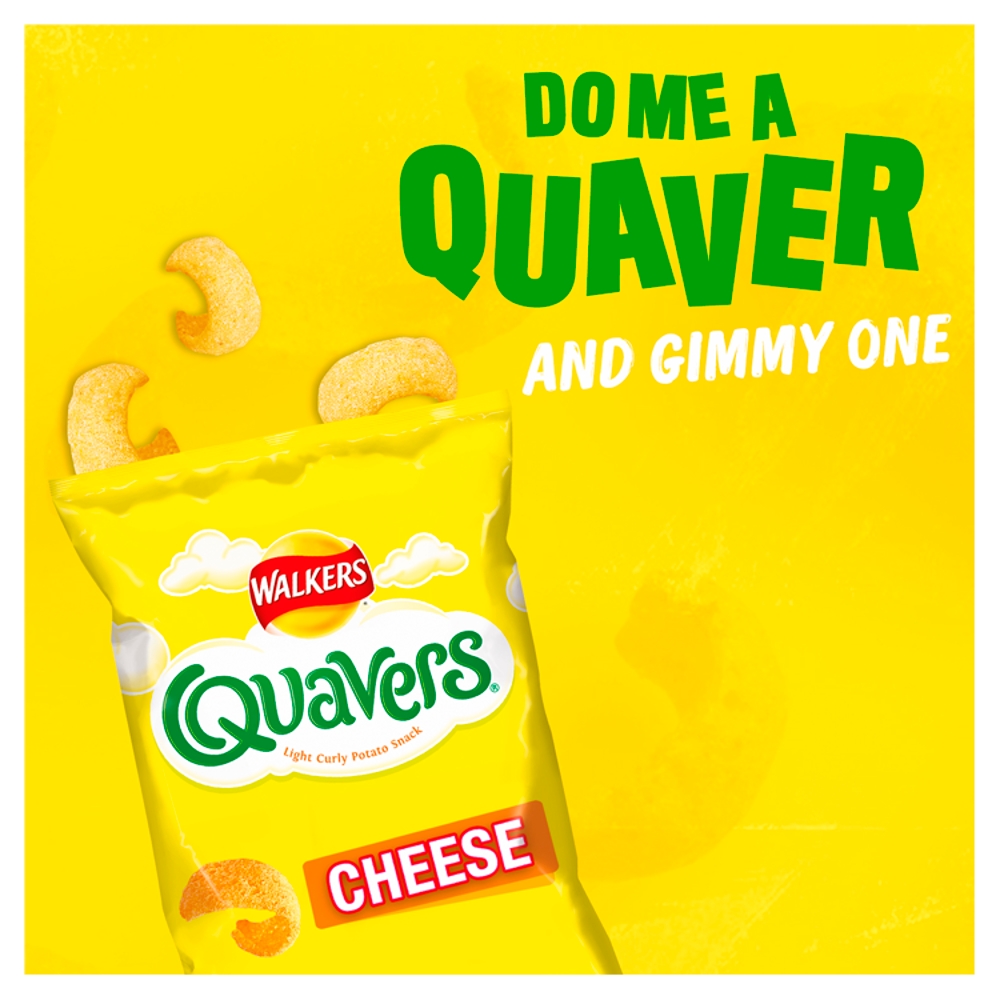 Mr Scratchings. Walkers Quavers Cheese Snacks Grab Bag 30 x 34g